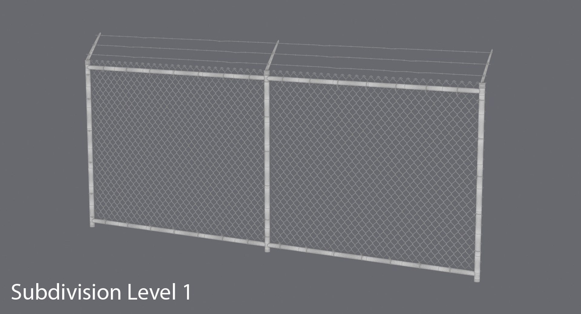 Max Chain Link Fence Section