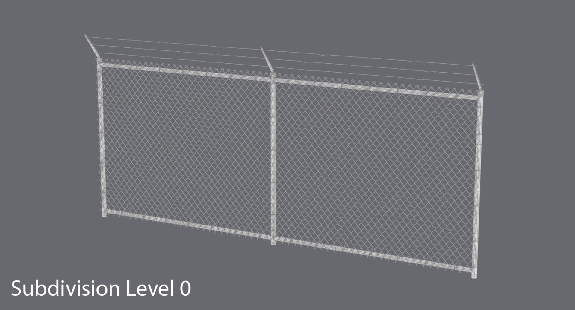 Max Chain Link Fence Section