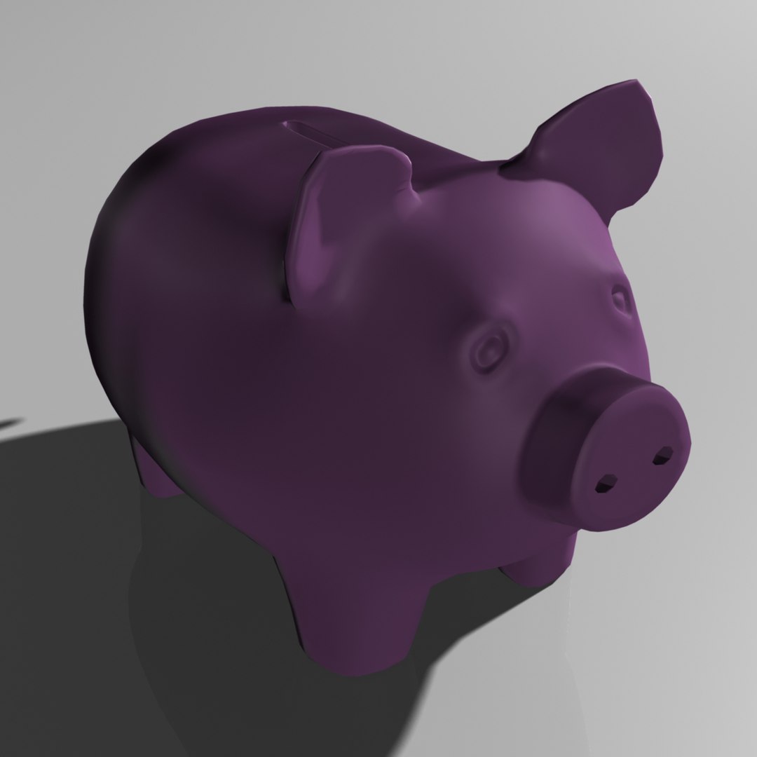 3d Model Pig Money Saver