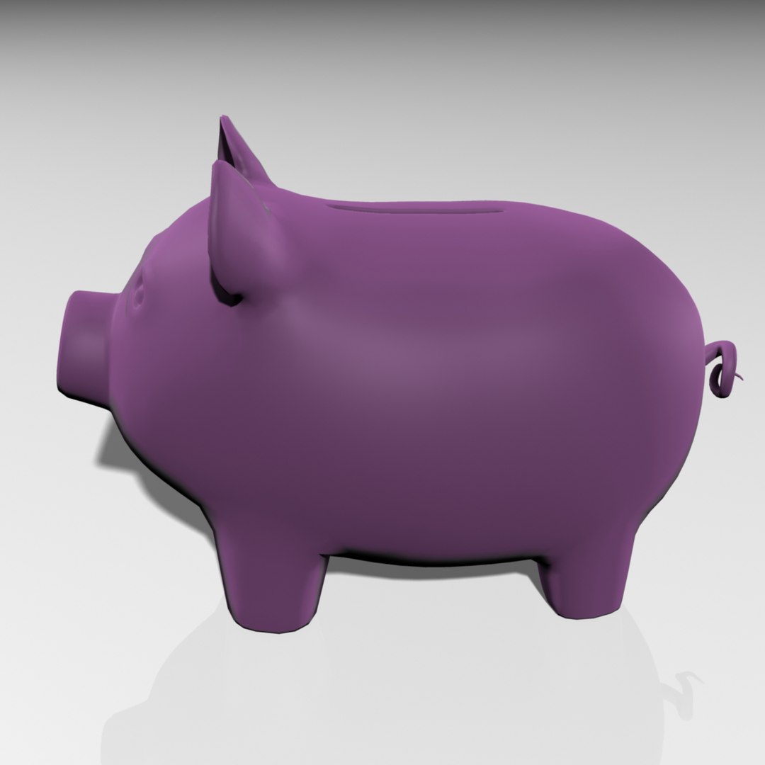 3d Model Pig Money Saver