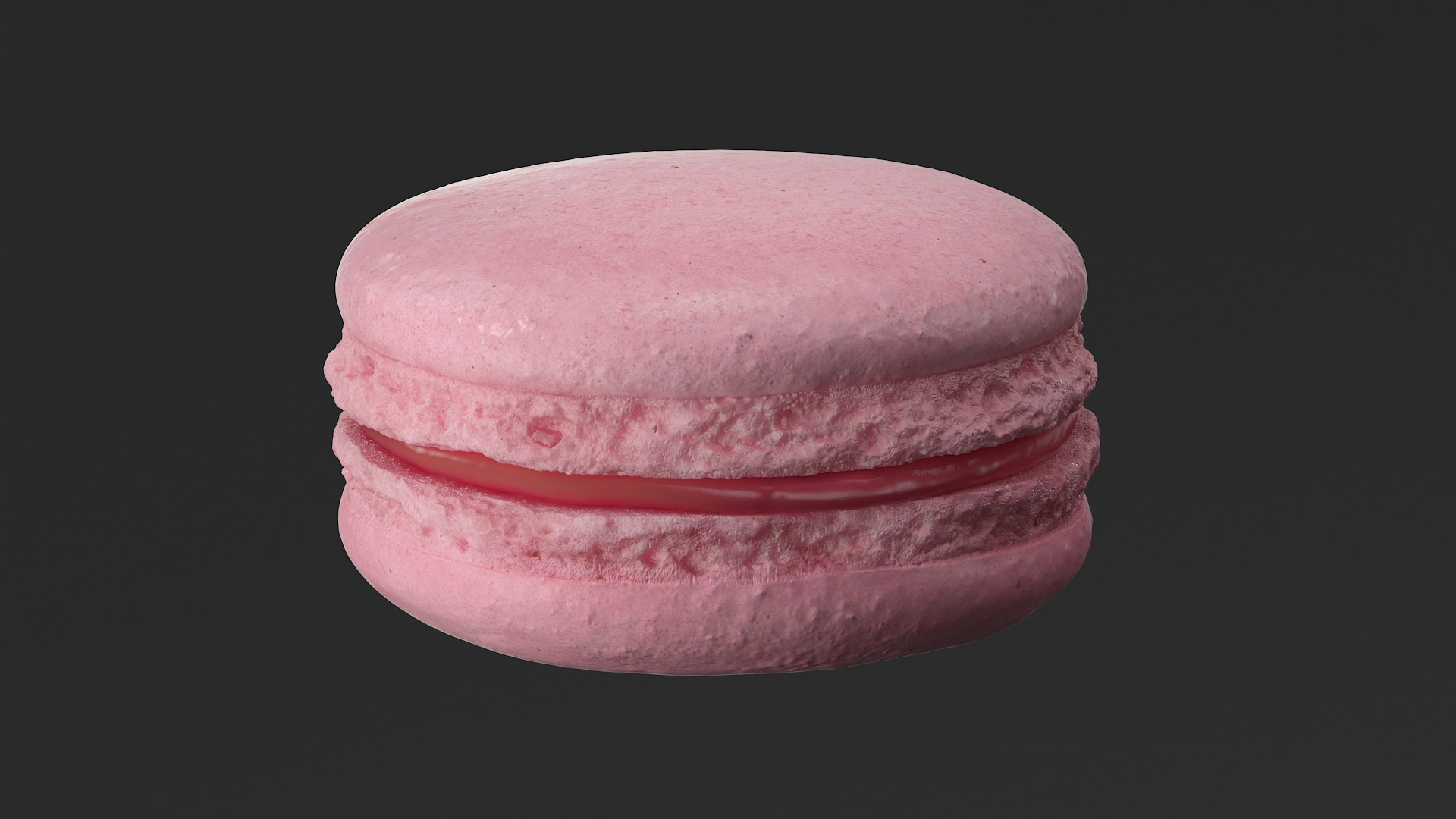 Cherry Macaron 3D Model - TurboSquid 2041554