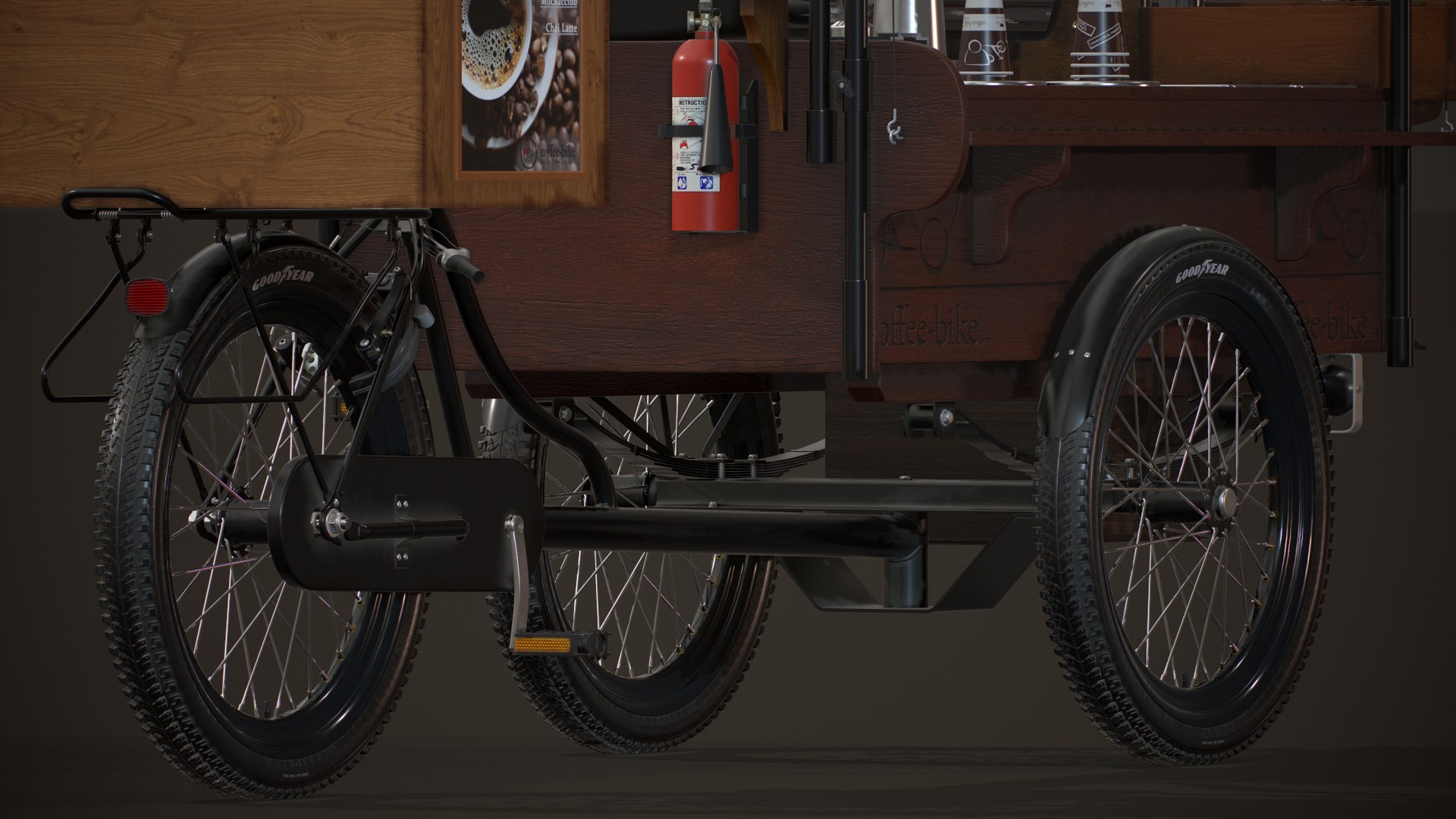 Food coffee-bike 3D model - TurboSquid 1546770