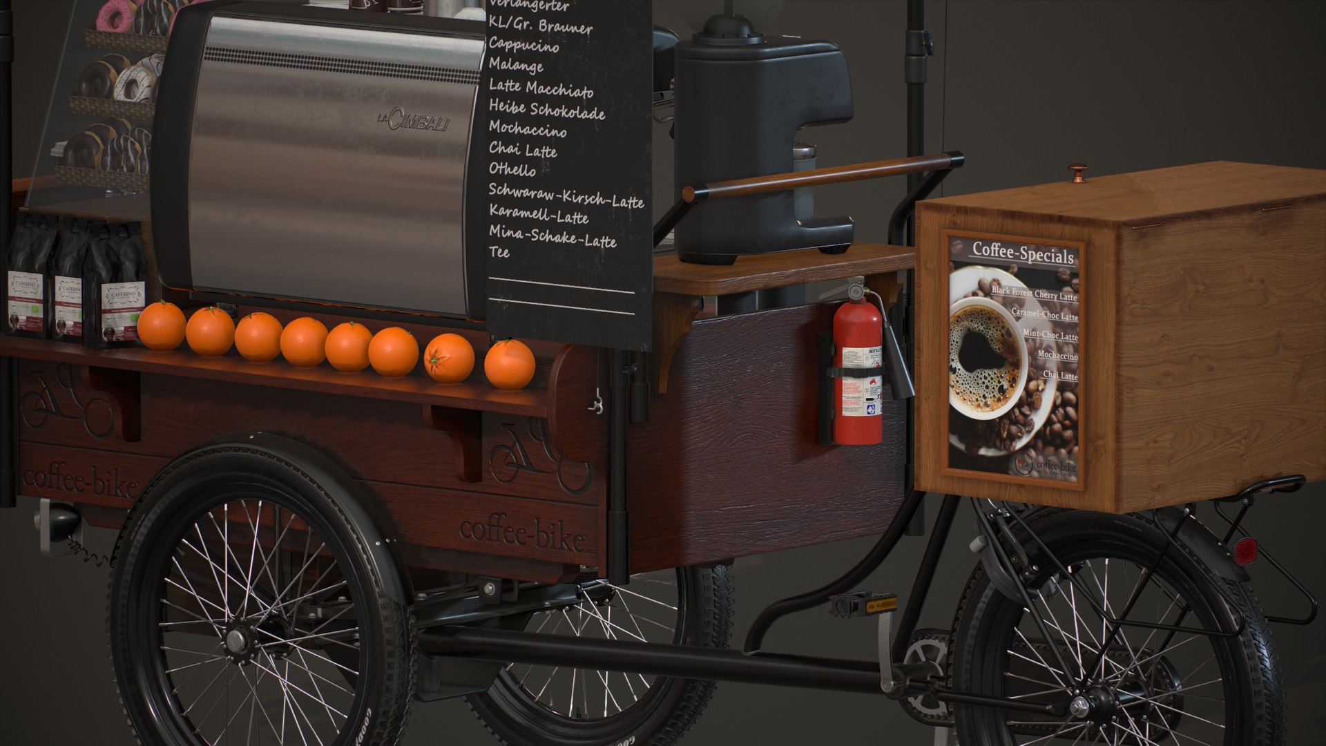 Food Coffee-bike 3D Model - TurboSquid 1546770