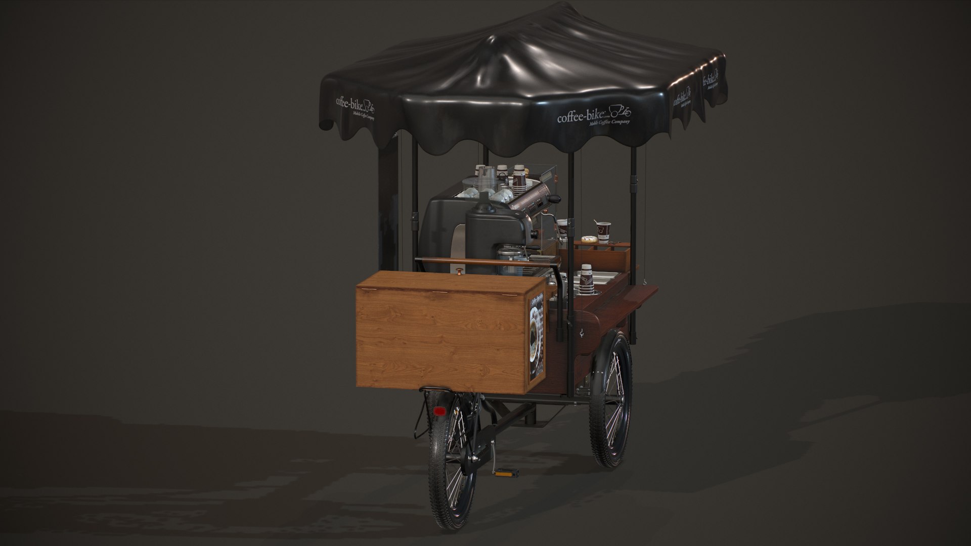 Food Coffee-bike 3D Model - TurboSquid 1546770