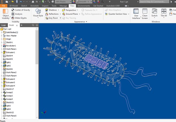 3D model bacteria biological cell - TurboSquid 1440376
