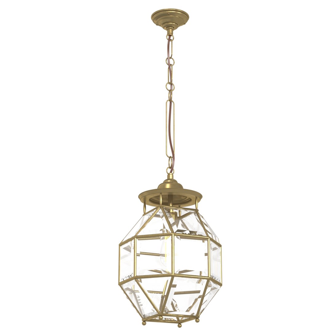 Adolf Loos Lamp In Cubic Shape With Cutted Glass And Bronze Connections ...