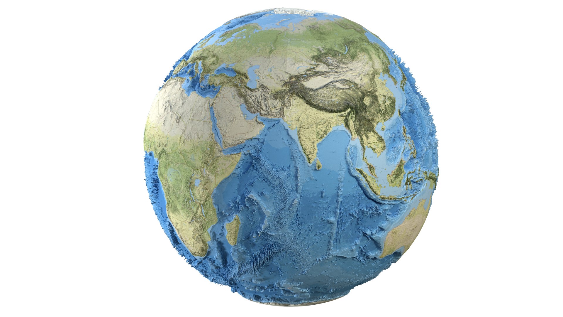 Earth Geographic 3D Globe 3D Model - TurboSquid 2347364