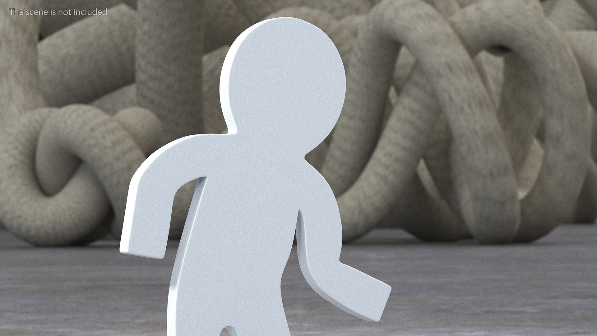 3D Plastic Stickman Walk Pose White - TurboSquid 2112316