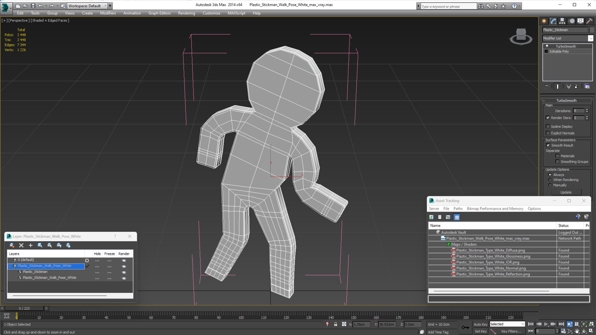 3D Plastic Stickman Walk Pose White - TurboSquid 2112316