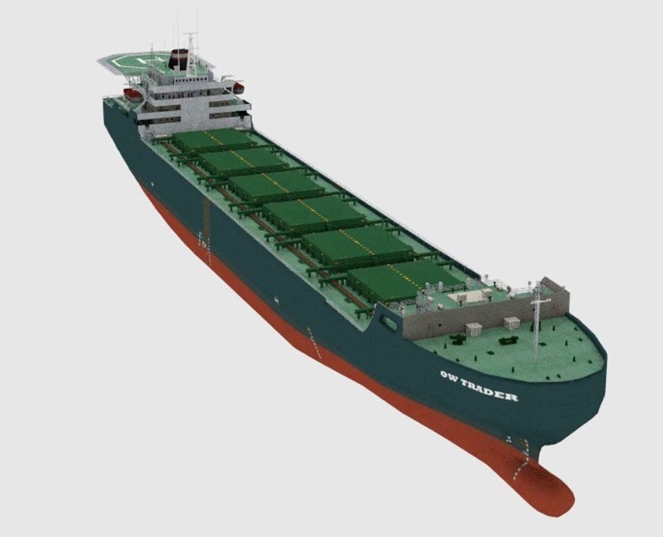 Cargo Ship 3d 3ds