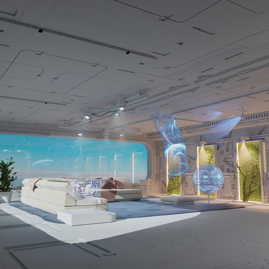 3D Model Sci Fi Collections 3 Assets - TurboSquid 2225633