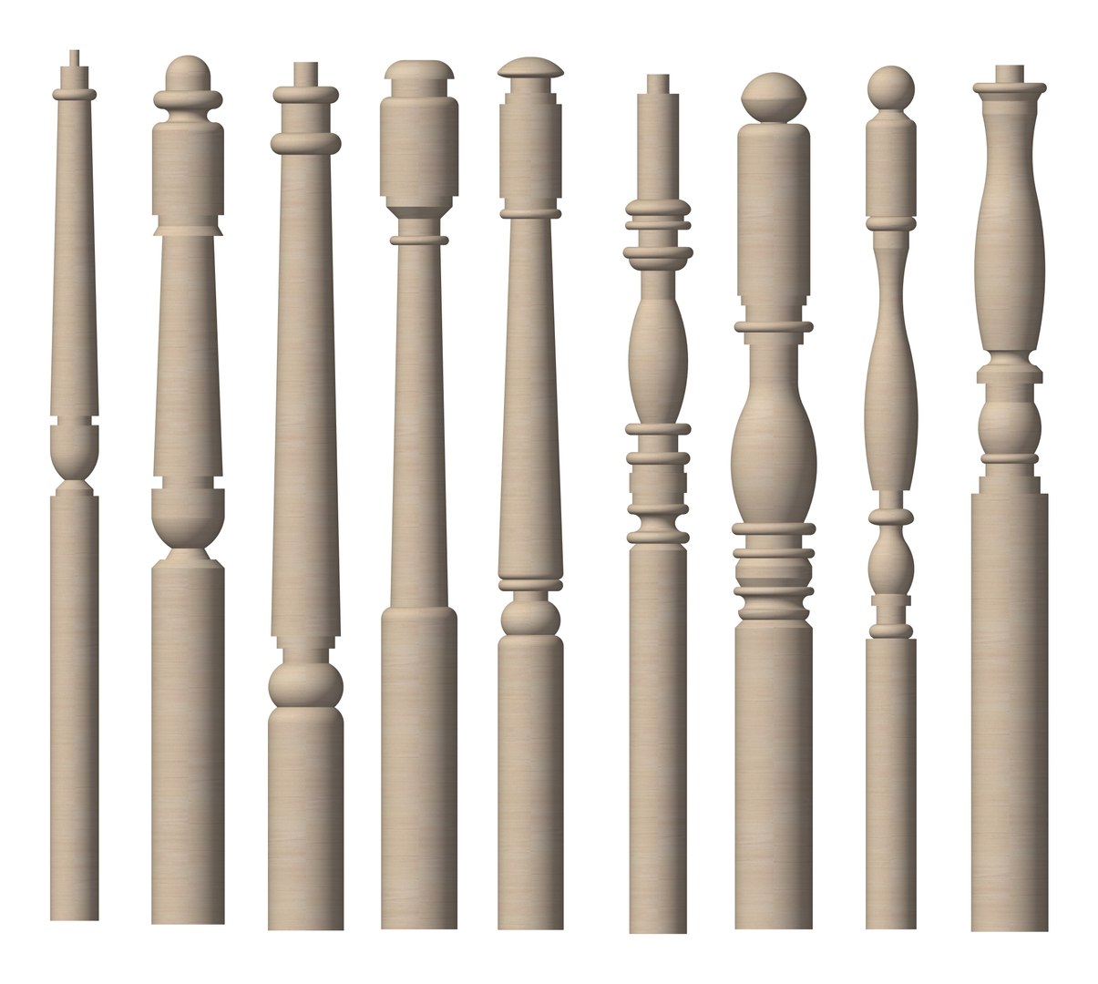 3dsmax Balusters