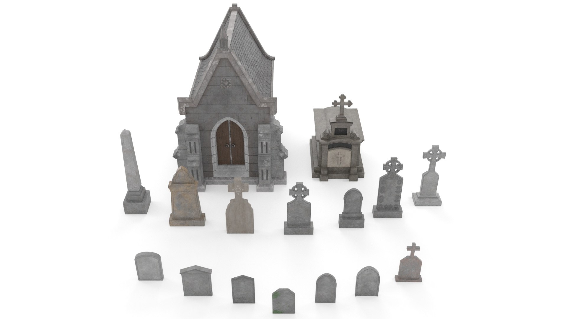 Medieval Cemetery 3D Model - TurboSquid 2019265