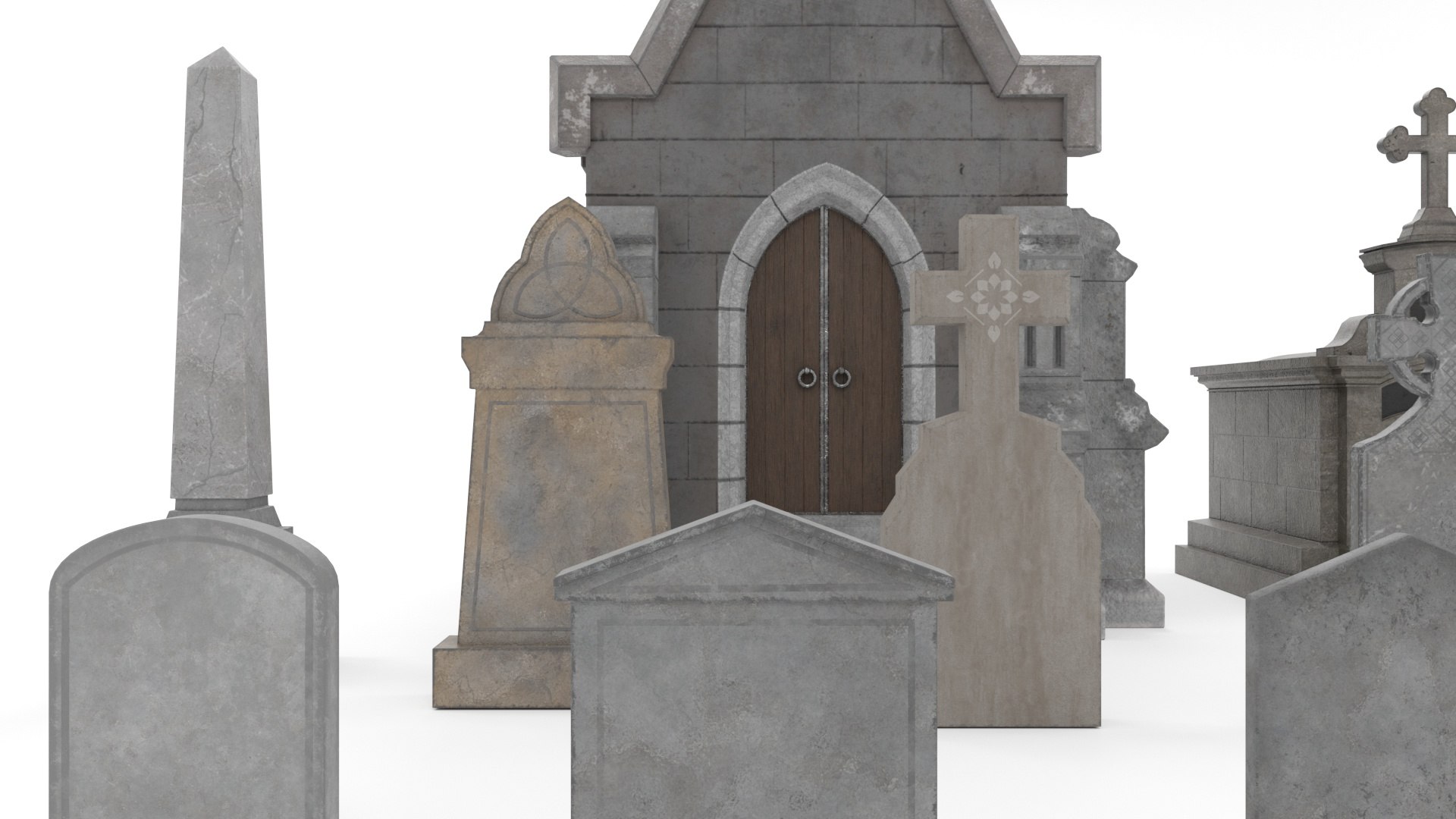 Medieval Cemetery 3D Model - TurboSquid 2019265