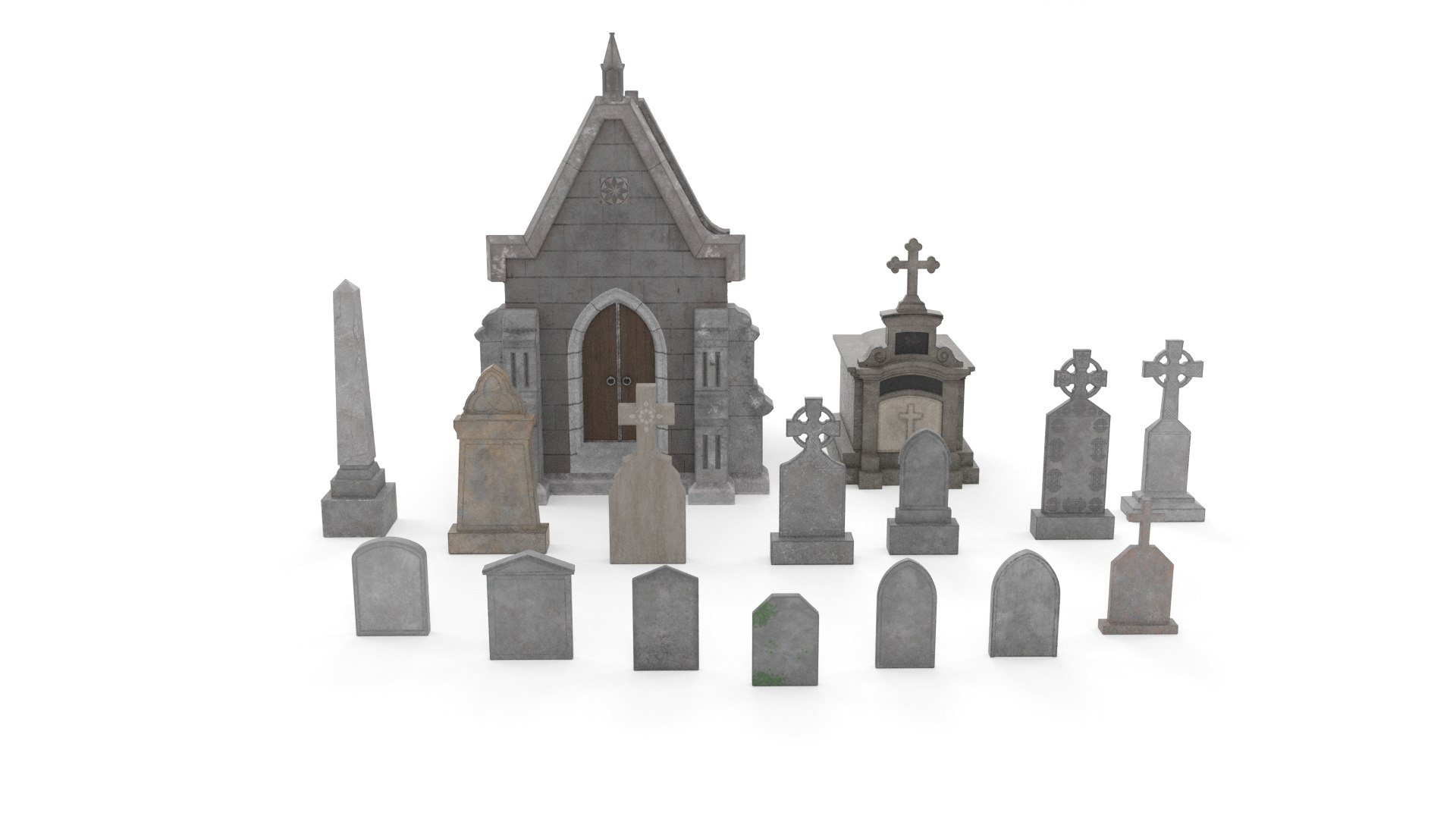 Medieval Cemetery 3D Model - TurboSquid 2019265