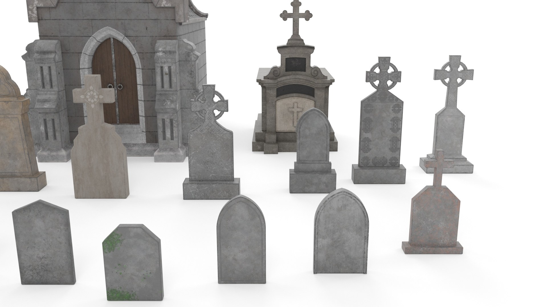 Medieval Cemetery 3D Model - TurboSquid 2019265