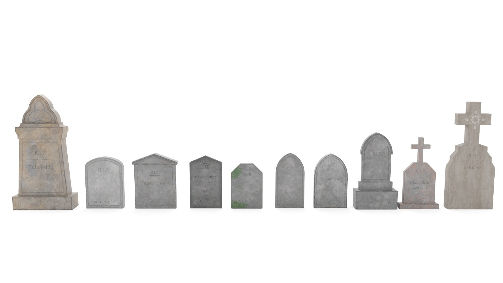 Medieval Cemetery 3D Model - TurboSquid 2019265