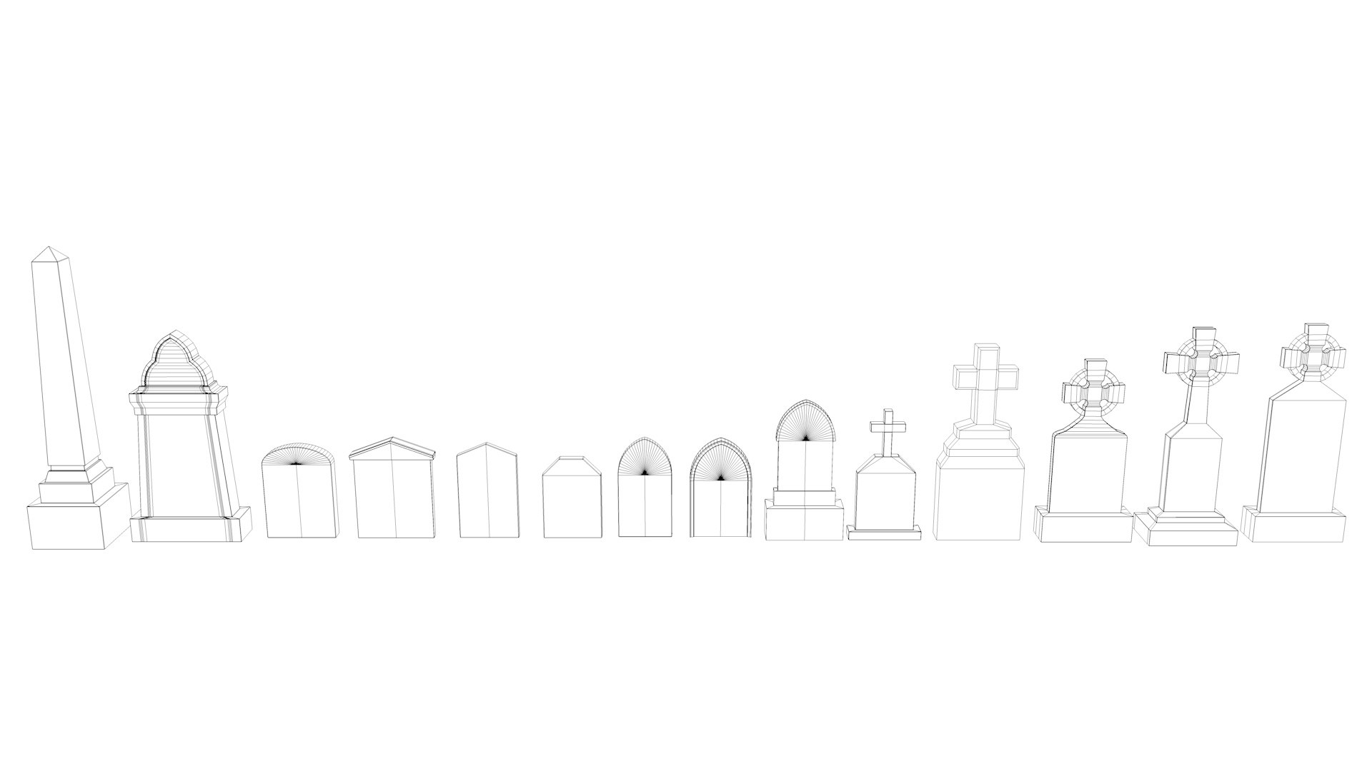 Medieval Cemetery 3D Model - TurboSquid 2019265