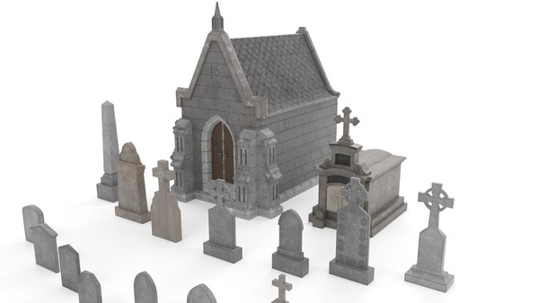 Medieval Cemetery 3D model - TurboSquid 2019265