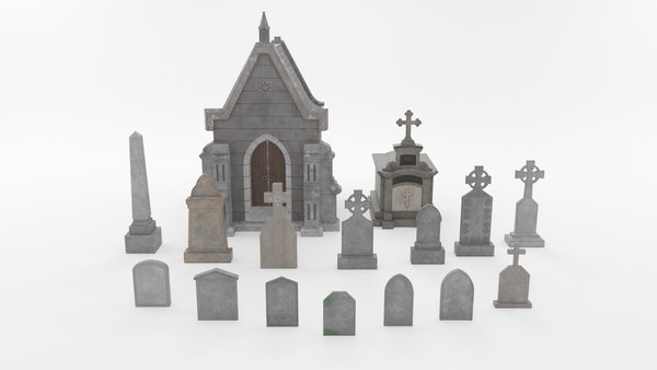 Medieval Cemetery 3D model - TurboSquid 2019265