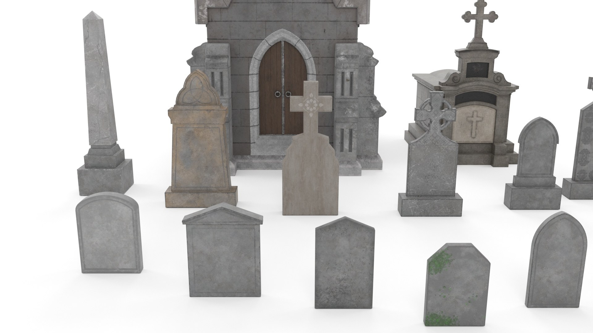 Medieval Cemetery 3D Model - TurboSquid 2019265