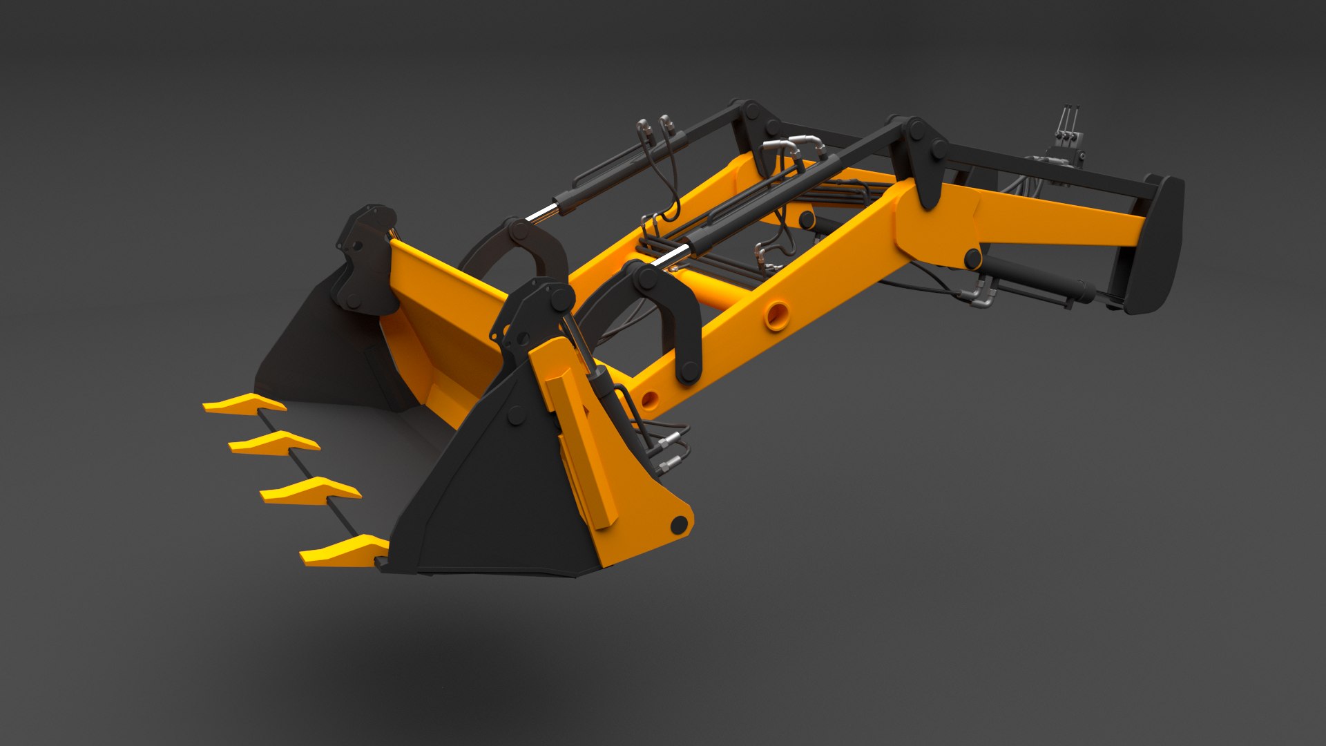 3D Loader rigged model - TurboSquid 1962314