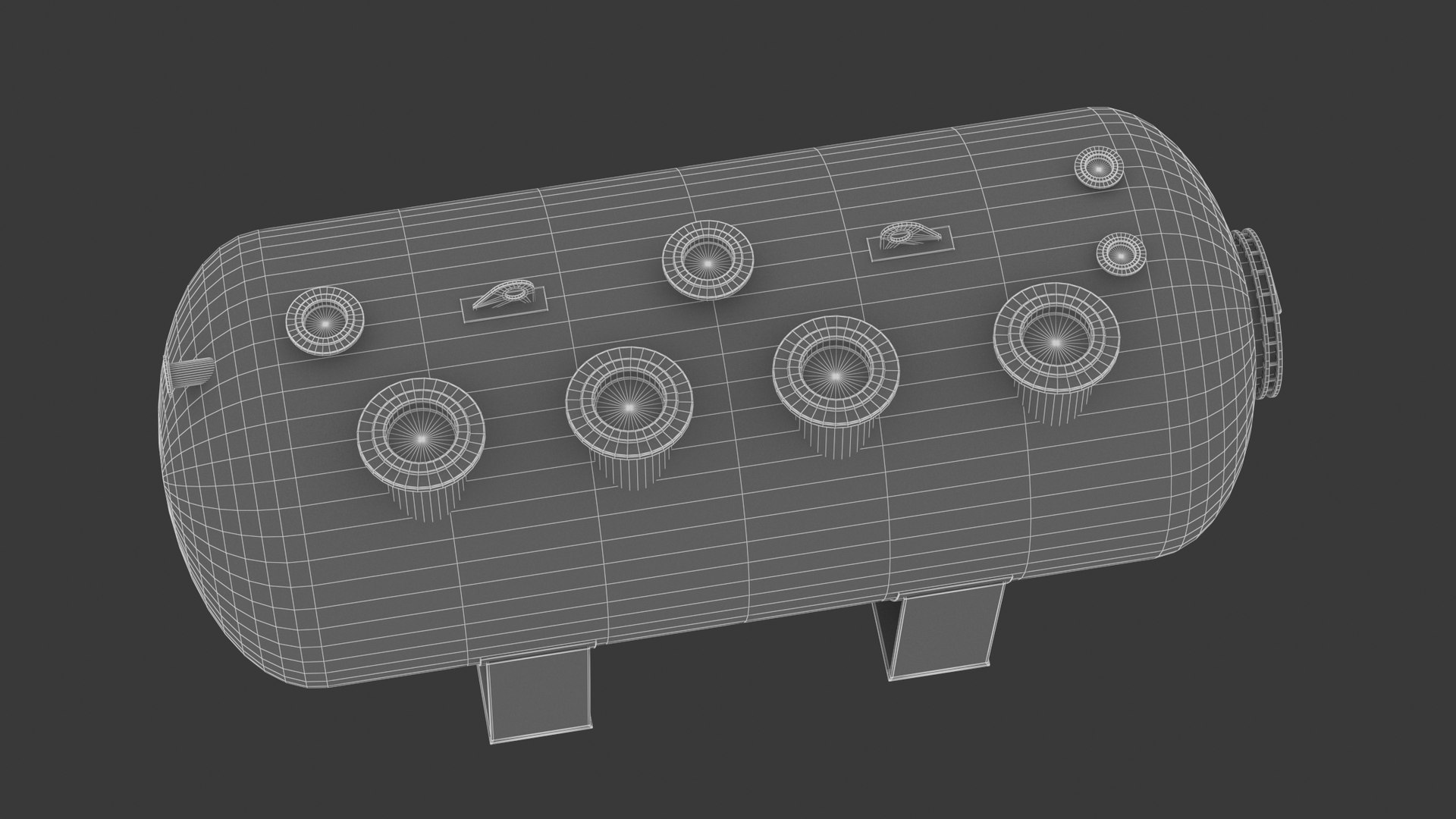 Refinery Acid Reaction Retention Tank 3D - TurboSquid 2465445