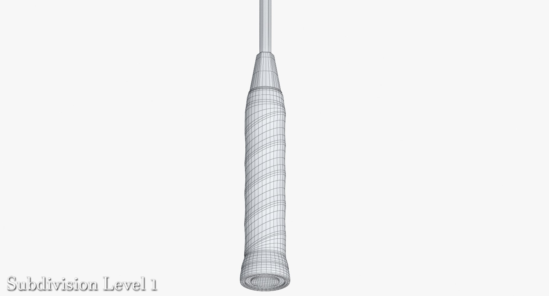 3d Model Badminton Racket