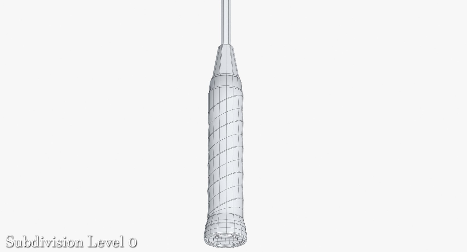 3d Model Badminton Racket