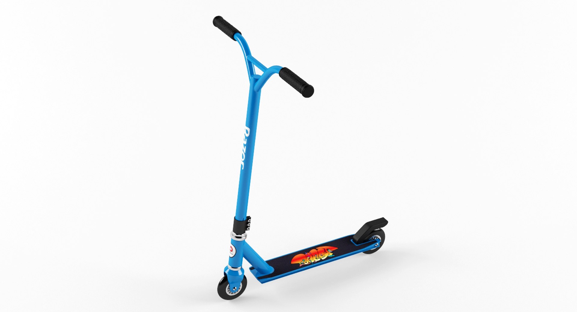 3d scooter razor beast model