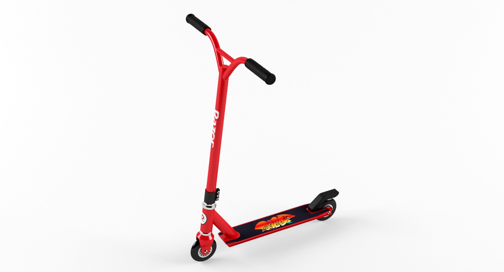 3d scooter razor beast model