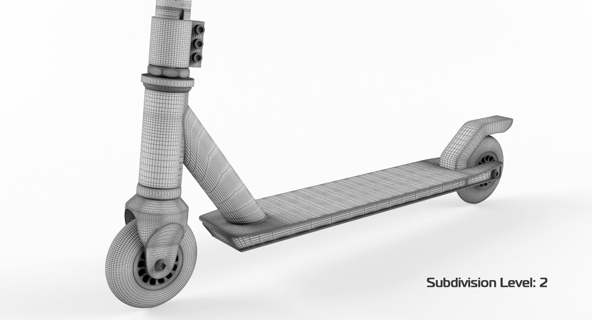 3d scooter razor beast model