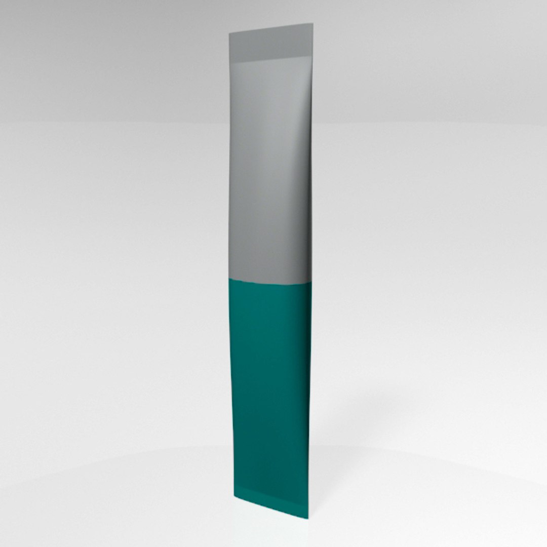 3D Hydration Powder Packet 01 - TurboSquid 1851749