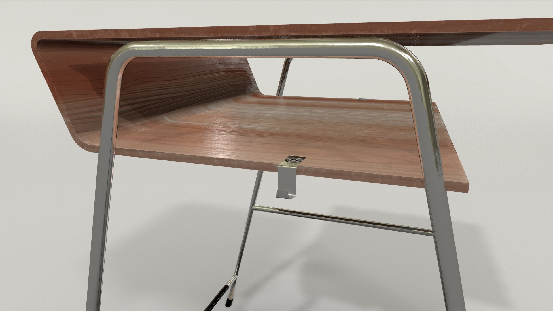 Student Desk 3D Model - TurboSquid 1354278