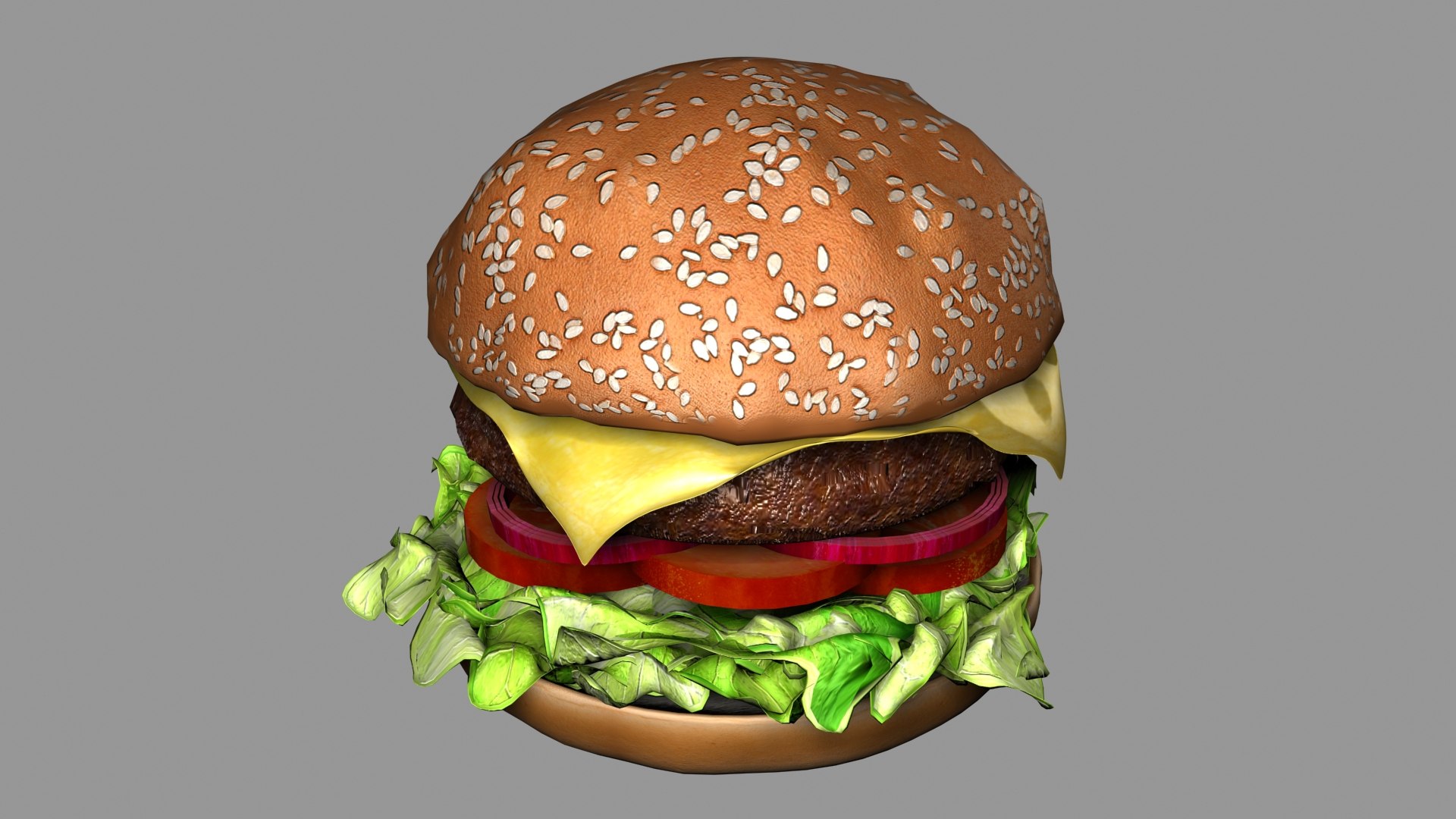 Burger Classic Beef 3D - TurboSquid 1983248
