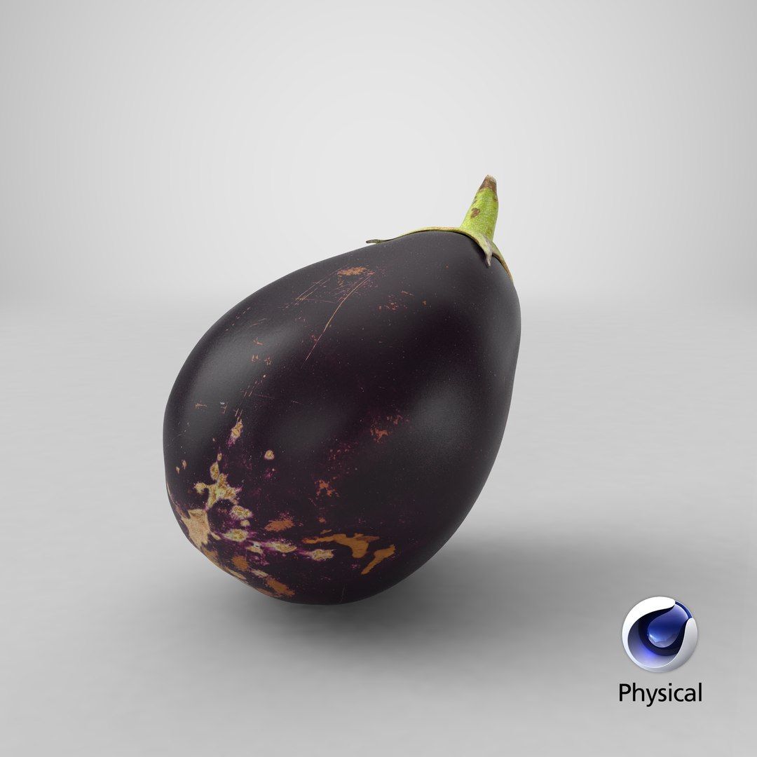Italian Eggplant 02 3D Model - TurboSquid 2060362