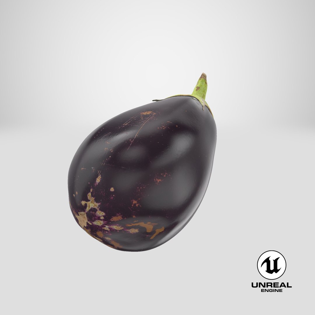 Italian Eggplant 02 3D model - TurboSquid 2060362