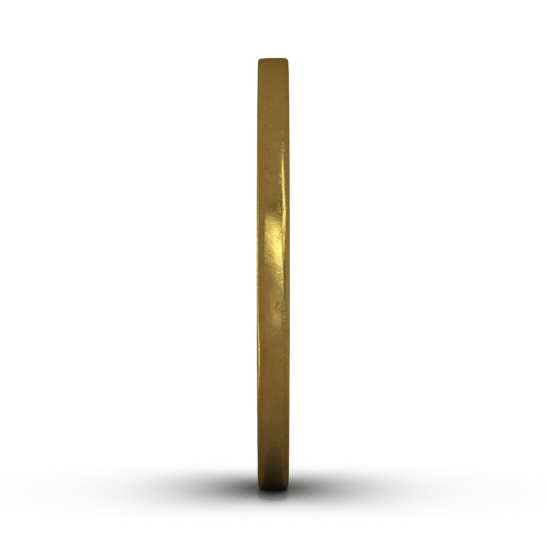 3d Realistic Canadian Dollar Coin