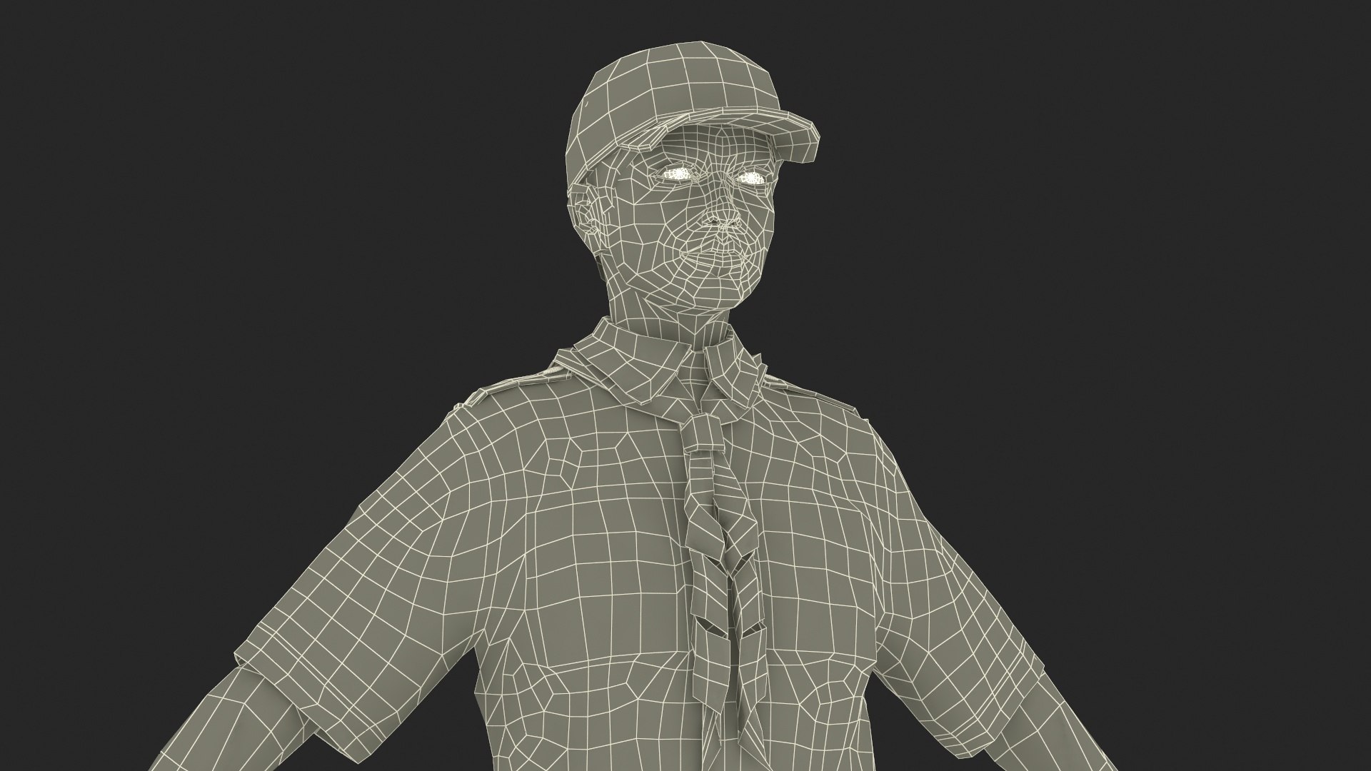 Boy Scout In Traditional Uniform 3D Model - TurboSquid 2405907