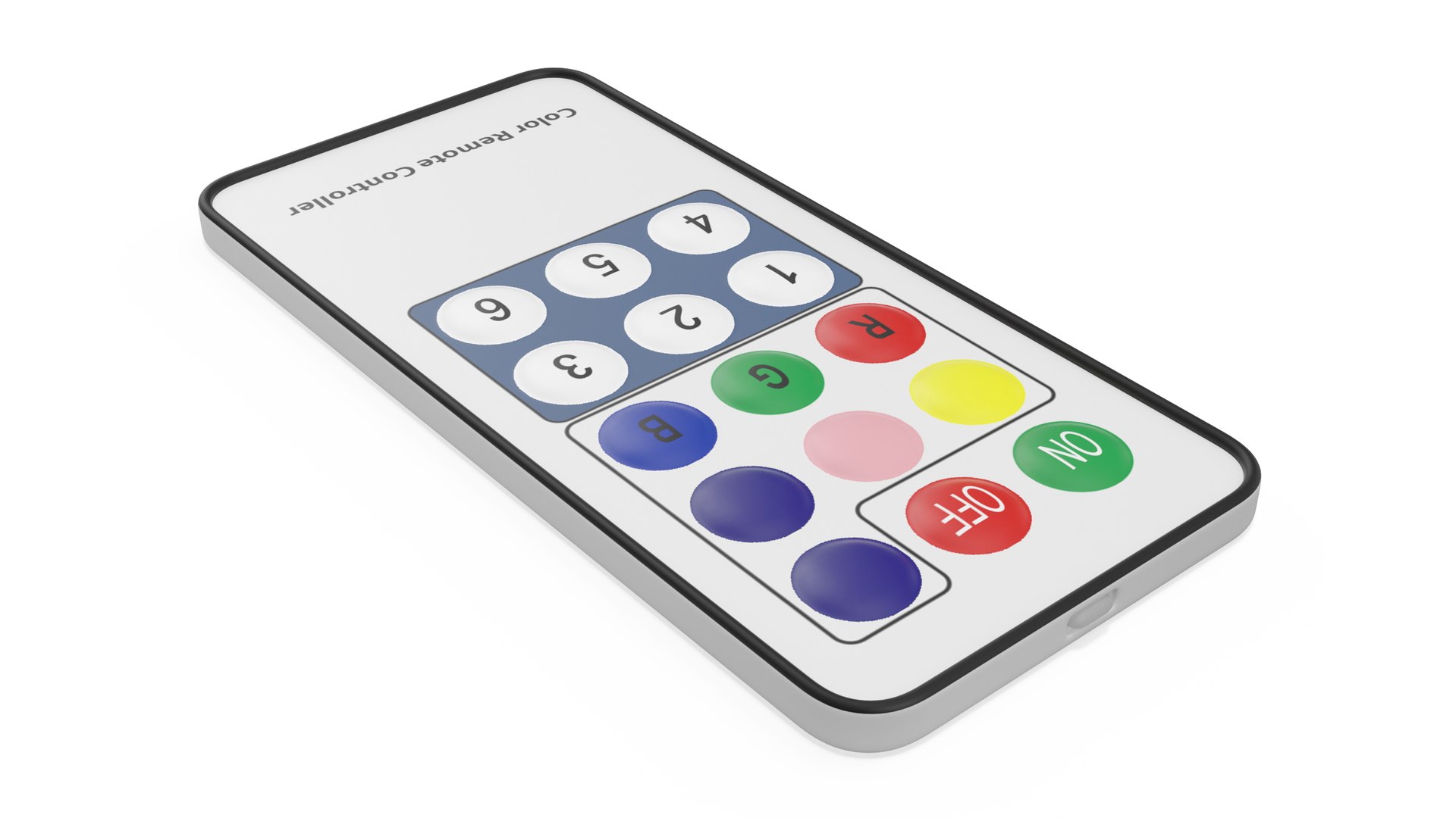 LED Light Remote Controller 3D Model - TurboSquid 2160900