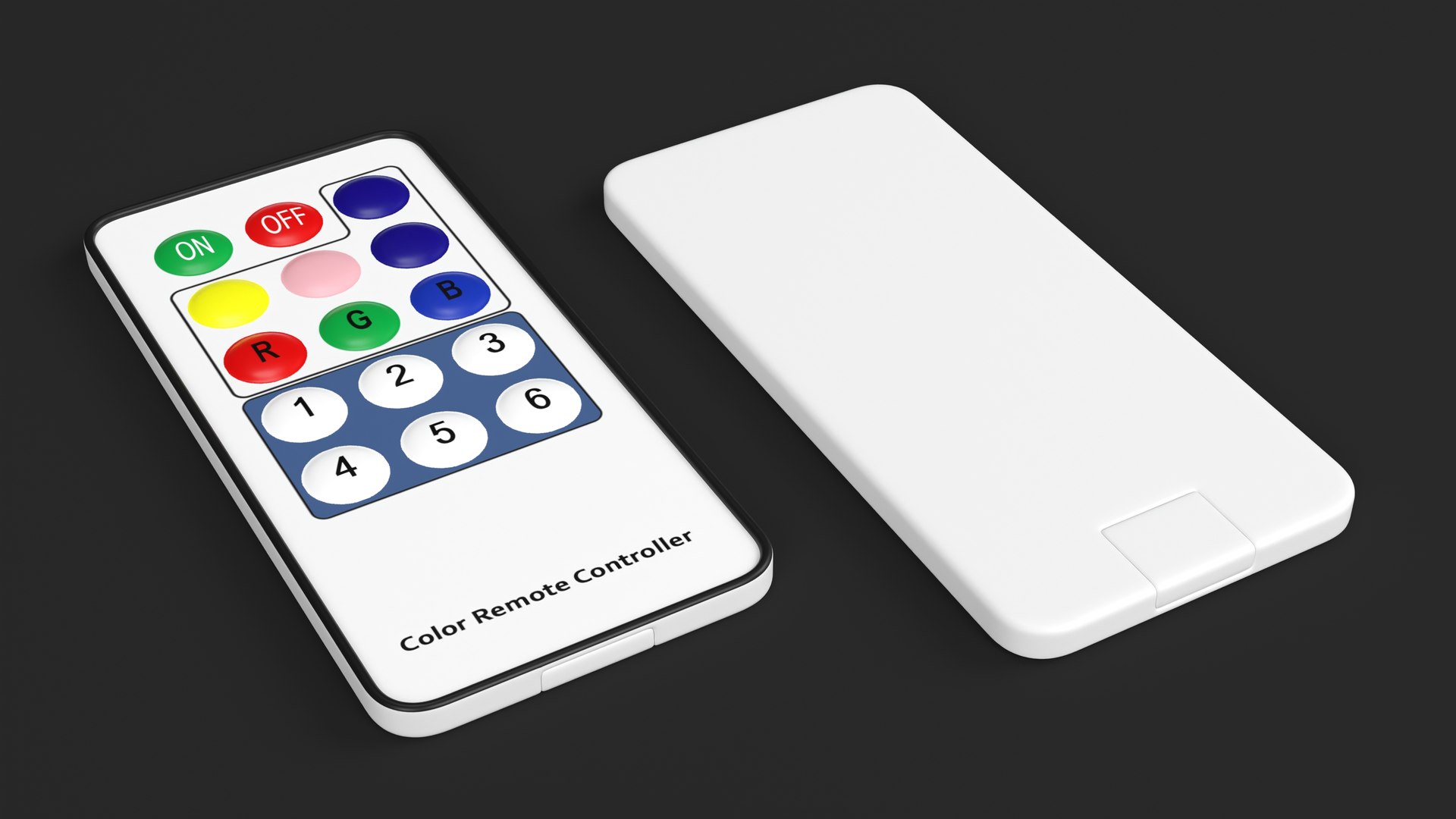 LED Light Remote Controller 3D Model - TurboSquid 2160900