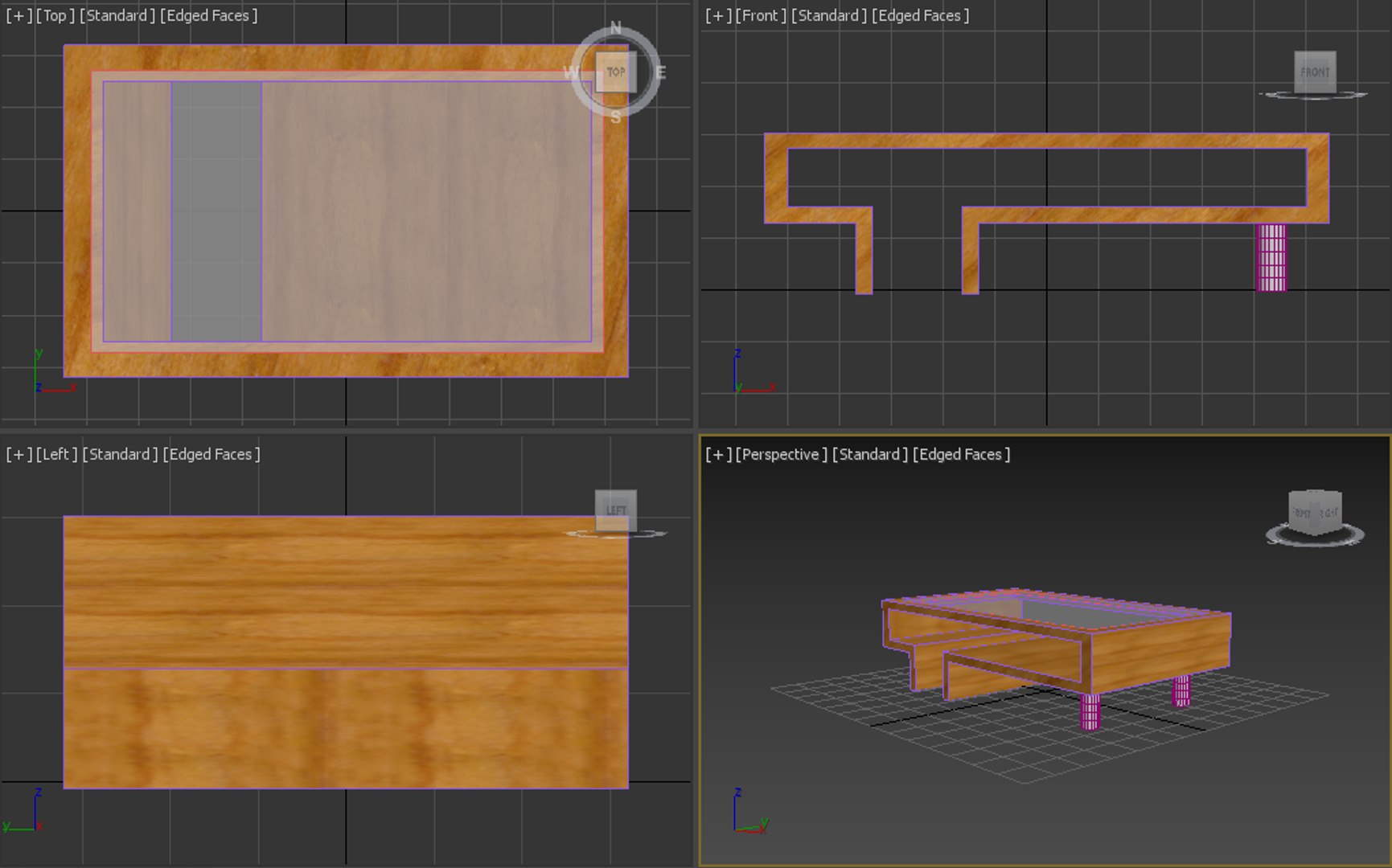 Modern Table 3d Model