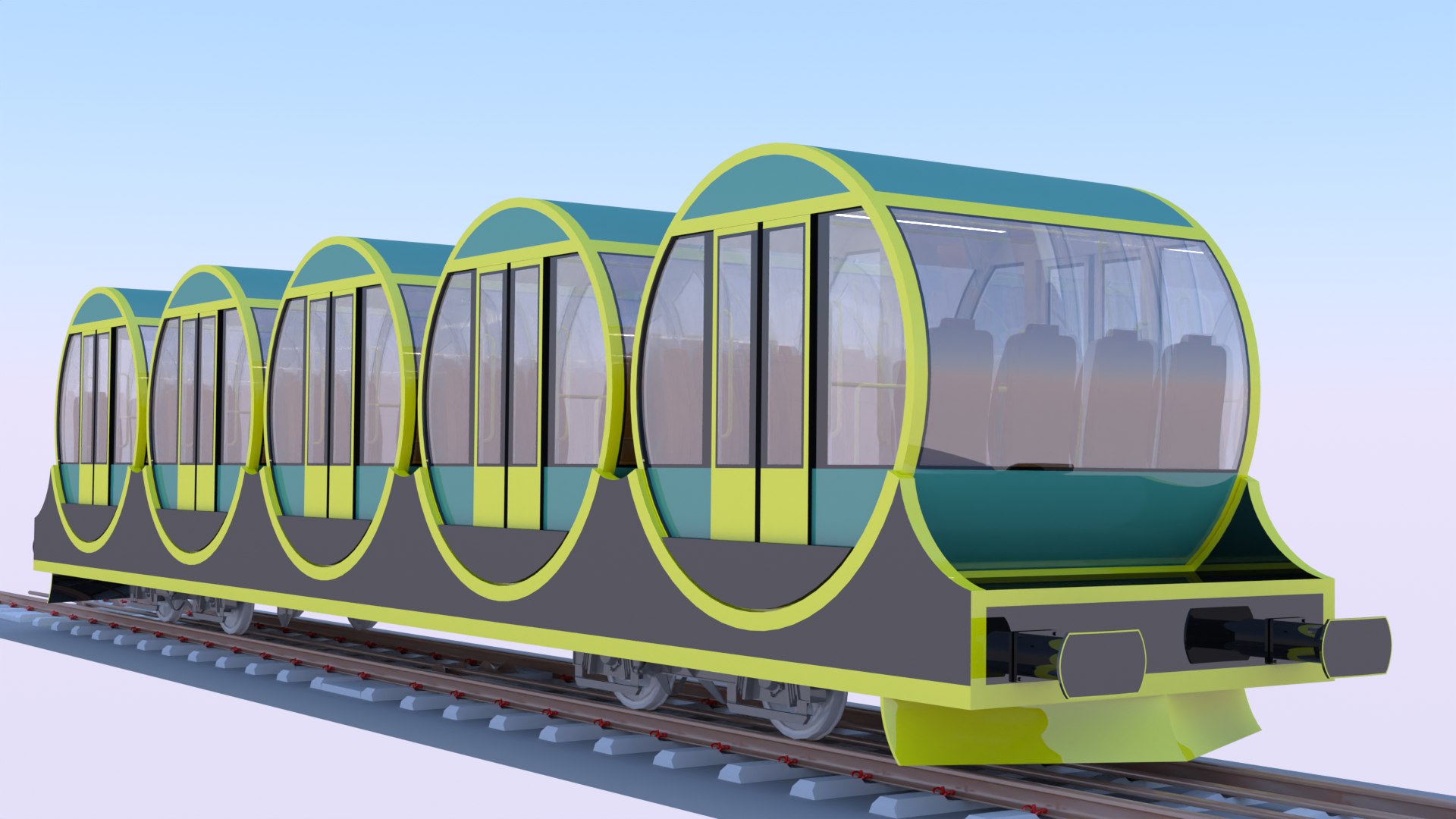 3D Funicular Both Poses Model - TurboSquid 2104965