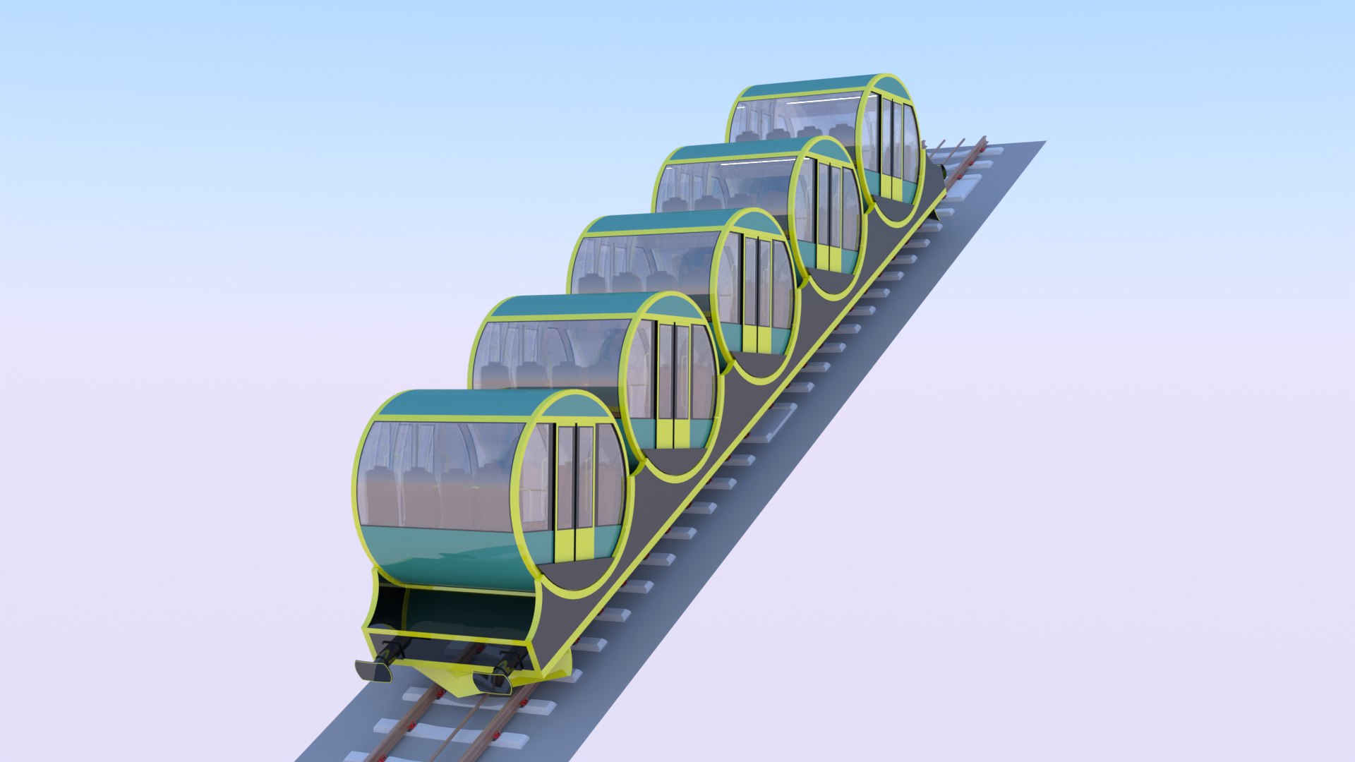 3D Funicular Both Poses Model - TurboSquid 2104965