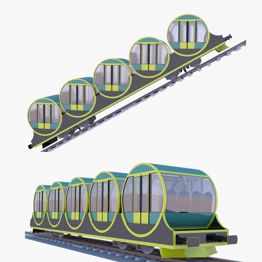 3D Funicular Both Poses Model - TurboSquid 2104965