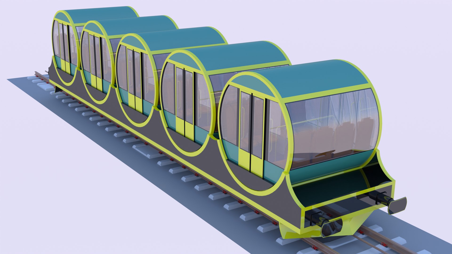 3D Funicular Both Poses Model - TurboSquid 2104965