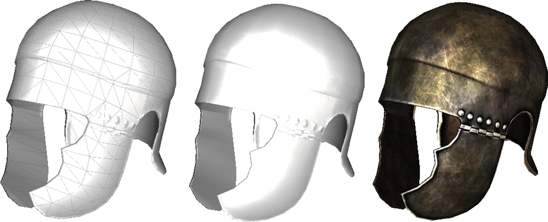 Free Samnite Attic Helmet 3d Model