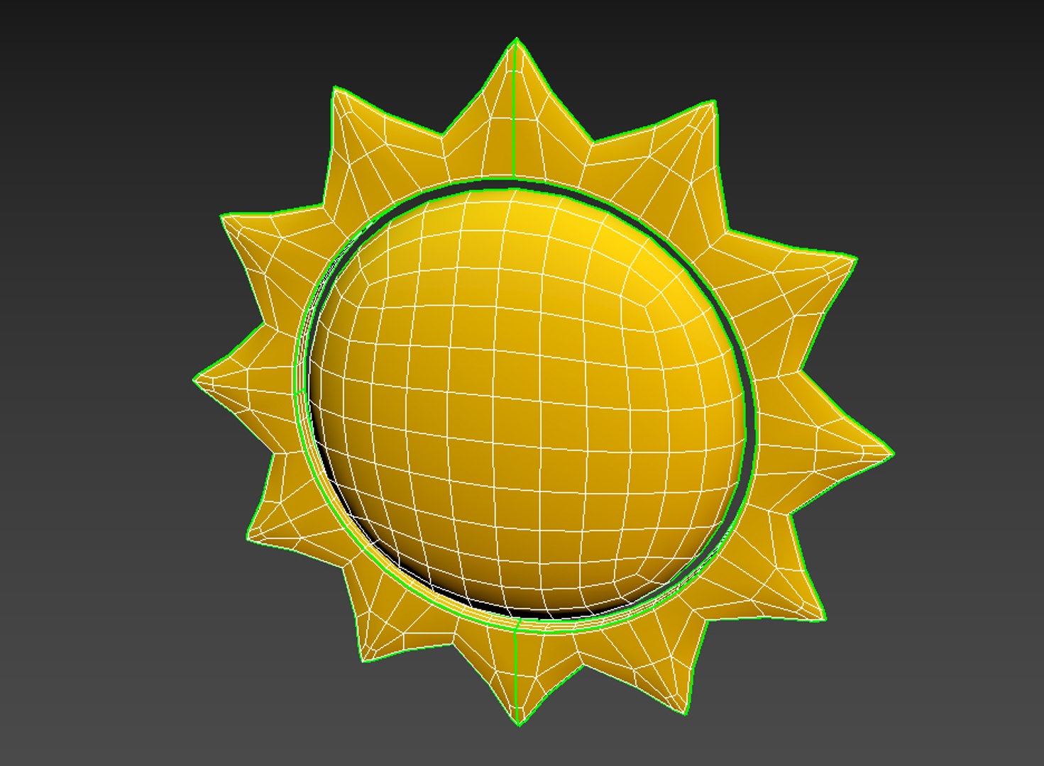 3D Sun Symbol - TurboSquid 1595346