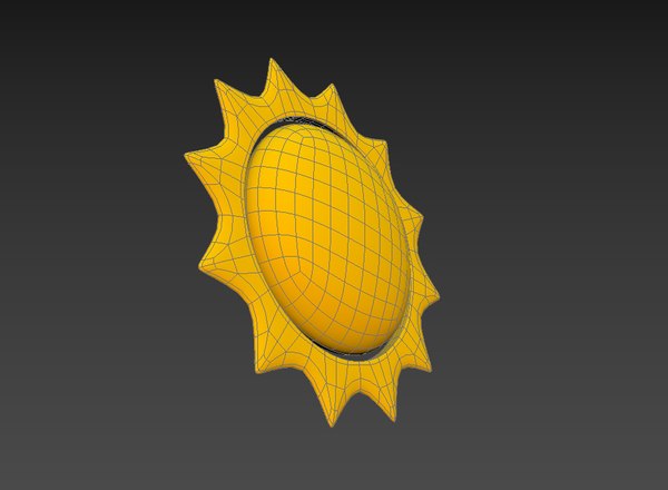 modelo 3d Símbolo del sol - TurboSquid 1595346