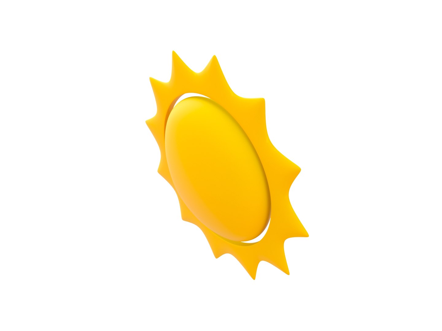 3D Sun Symbol - TurboSquid 1595346